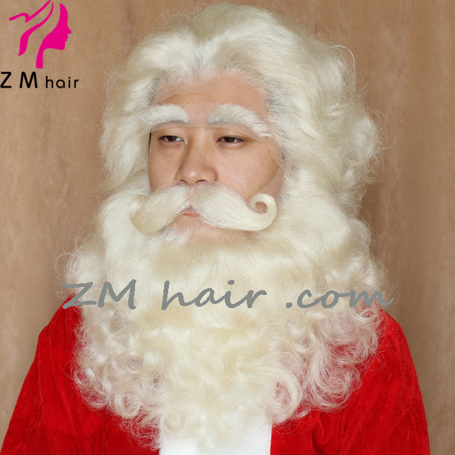 2019 Middle part santa claus wig and santa beard yak hair set Y-39 – ZM ...
