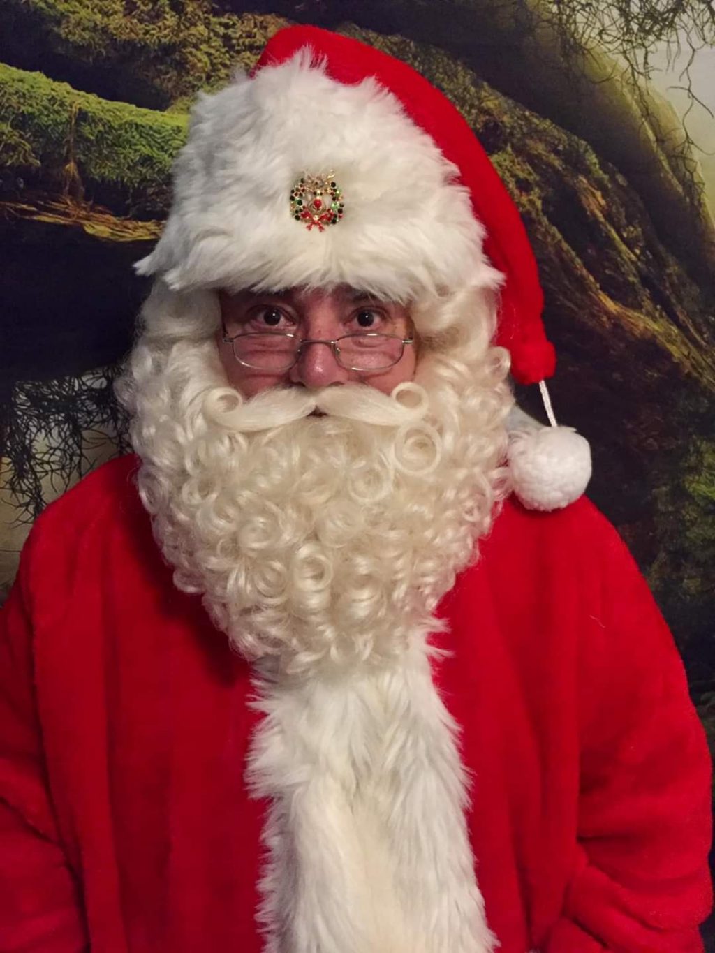 ZM hair yak hair wavy elastic santa claus wig and beard set MY-04 - ZM hair