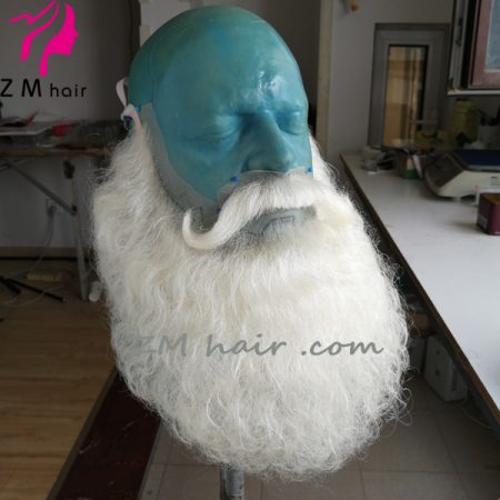 2021 new Tim Allen santa claus beard and moustache set B-26 - ZM hair