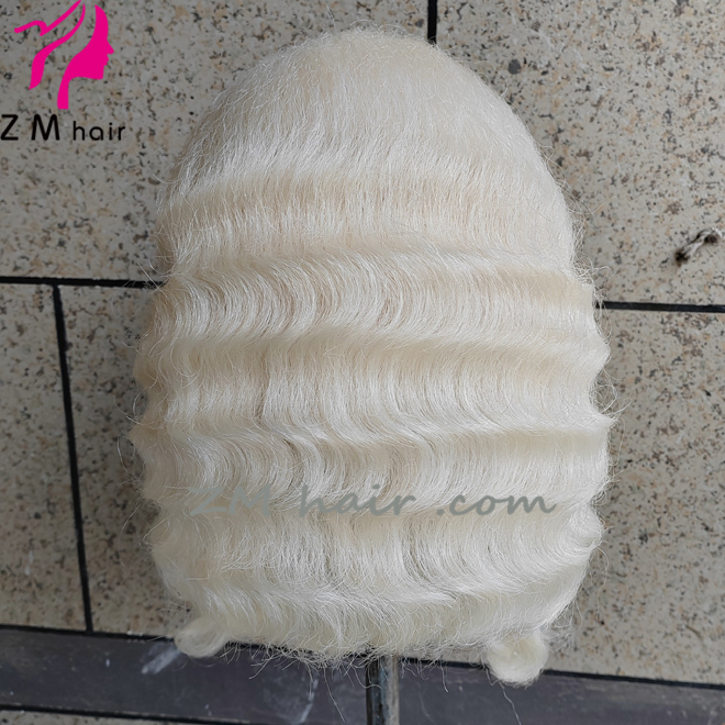 Yak hair Sinterklaas wig and beard set Y-29 ( Medium length) - ZM hair
